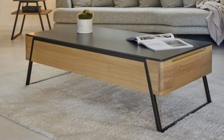 Table basse plateau relevable ABLON - L'Ameublier