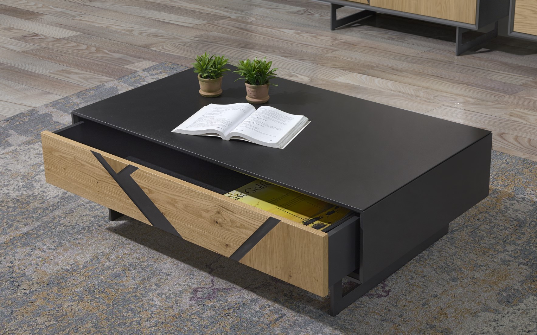 table-basse-grand-tiroir-caprice - L'Ameublier