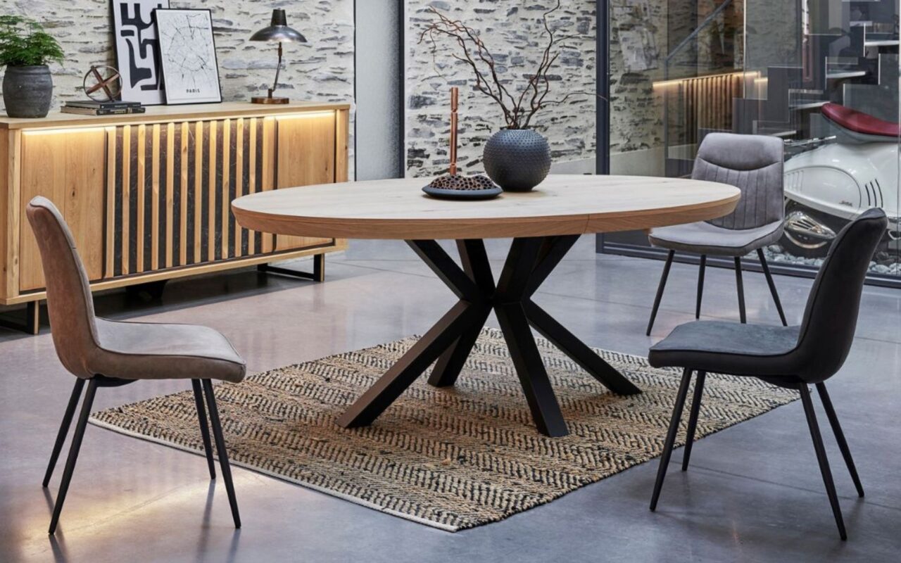 Table ovale extensible DUNE - L'Ameublier