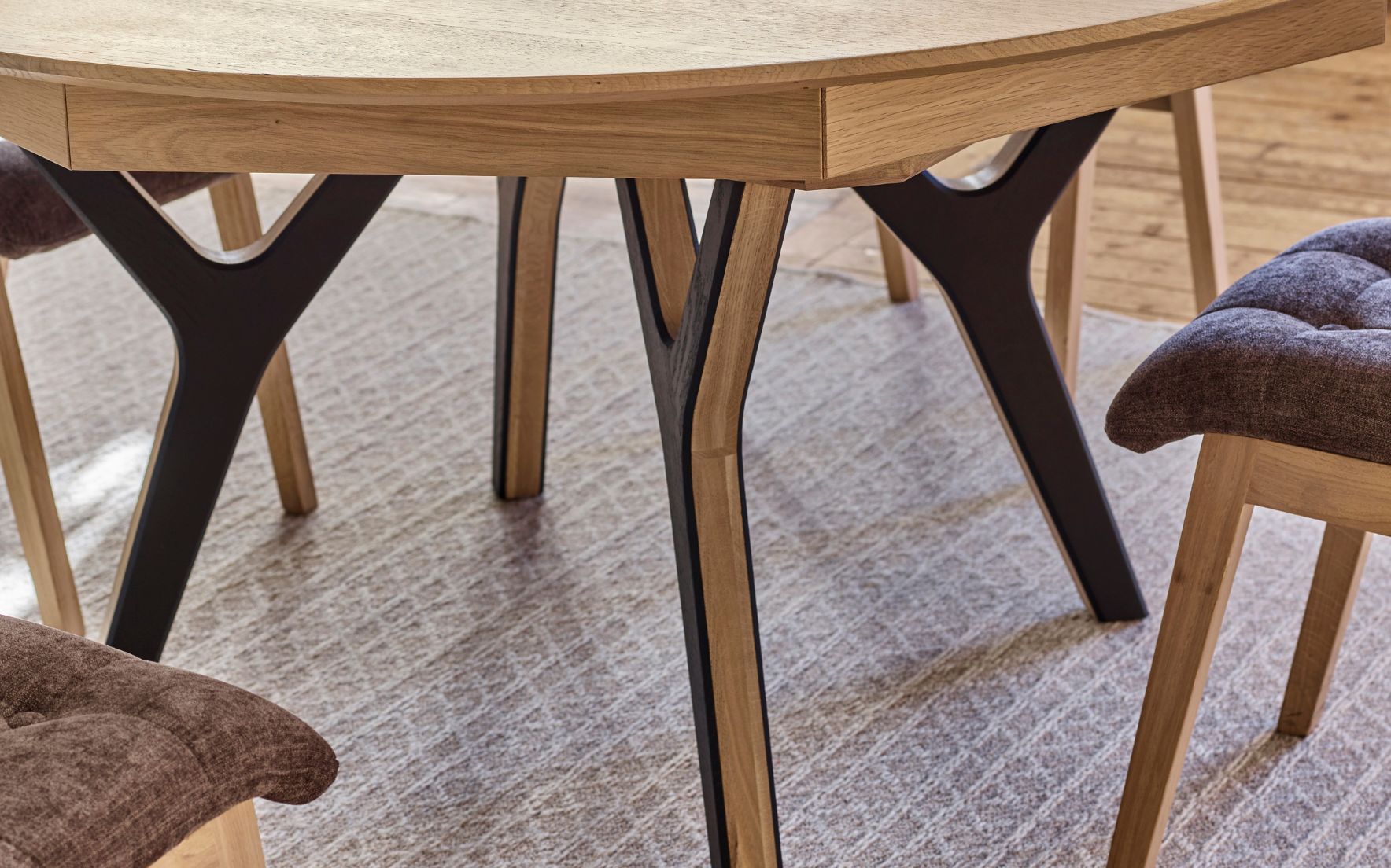 Table ronde extensible NÉO - L'Ameublier