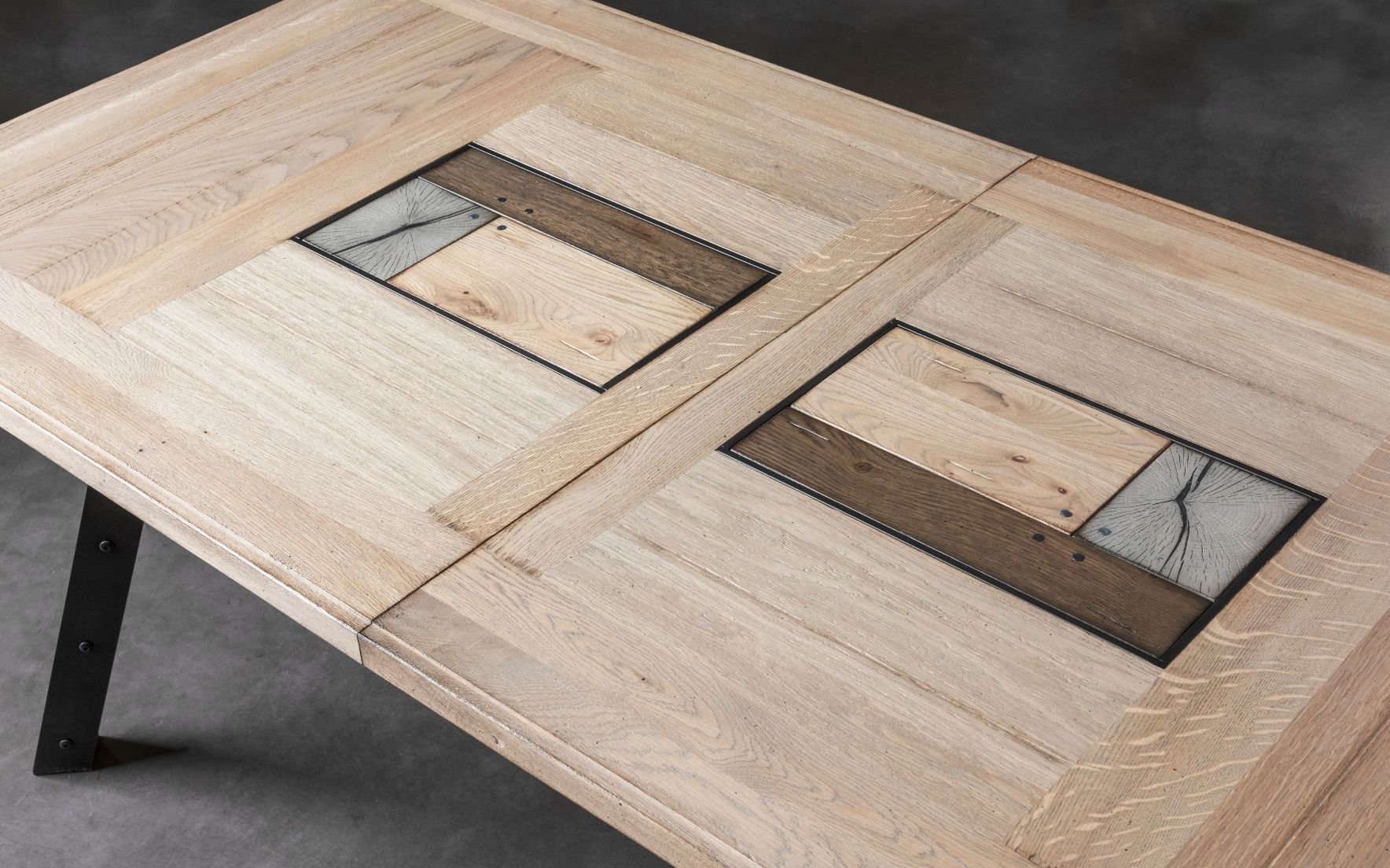 Table rectangulaire extensible PATCHWORK - L'Ameublier