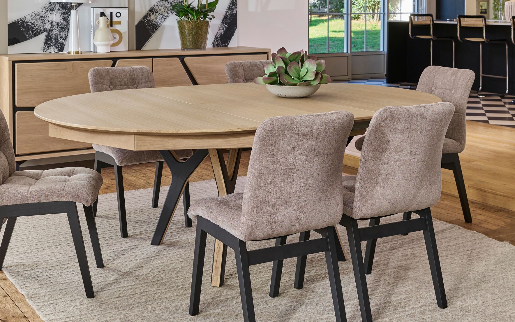 Table ronde extensible NÉO - L'Ameublier